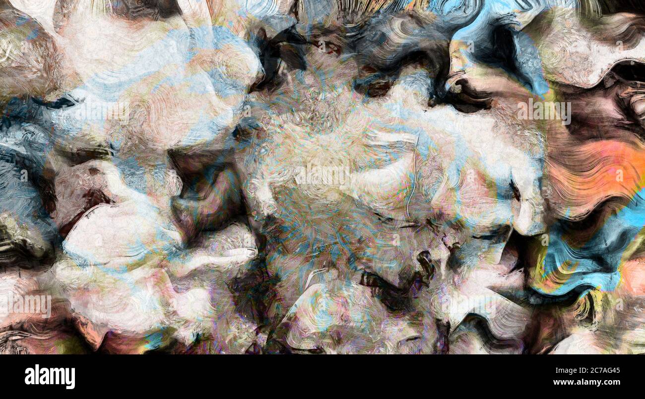 Oil paint effects painting thick hi-res stock photography and images ...