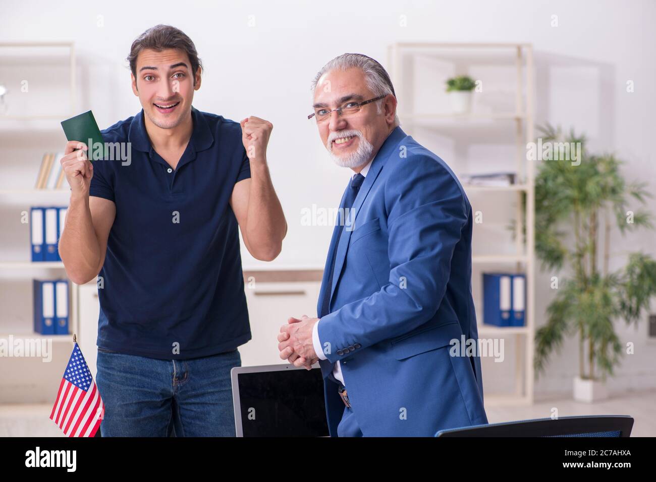Us embassy visa applicant hi-res stock photography and images - Alamy