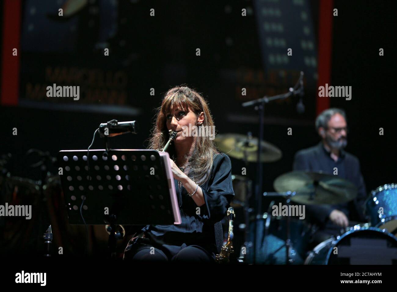 Roma, Italy. 15th July, 2020. Maestro Nicola Piovani in concert with ...