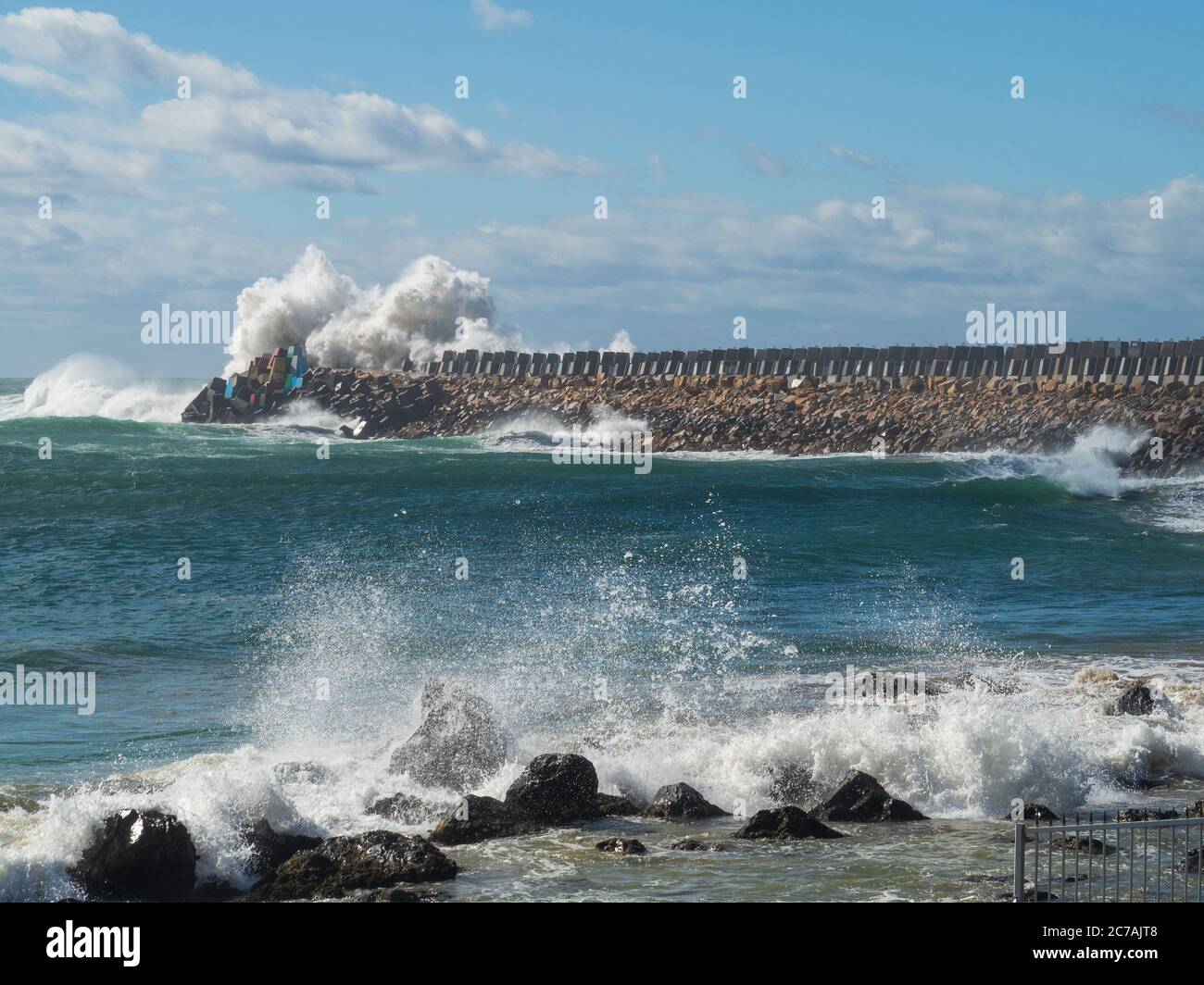 Force of nature, big Seas on a windy day, huge wild ocean waves ...