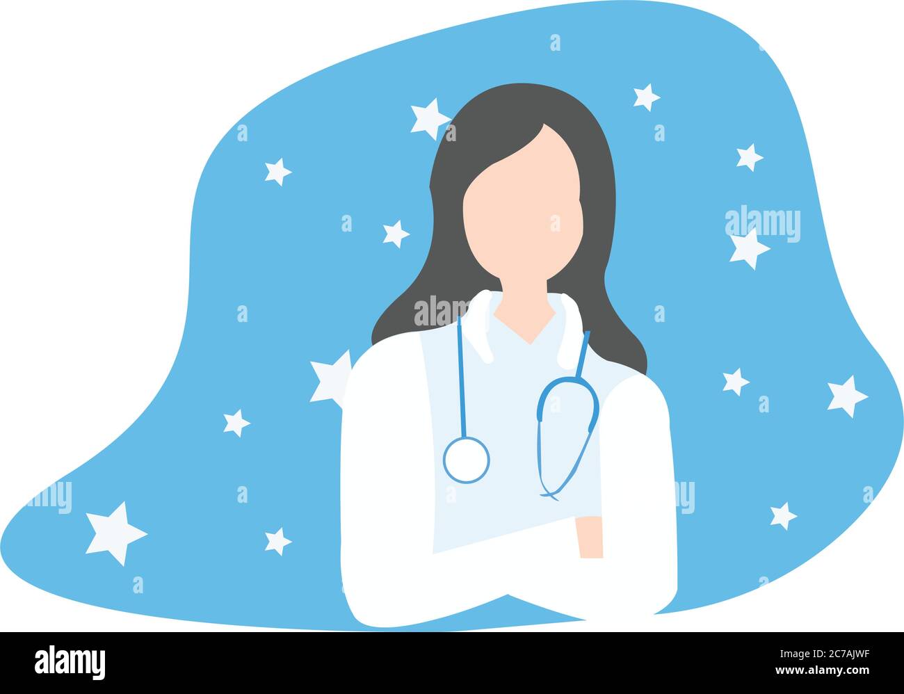 Stethoscope support Stock Vector Images - Alamy