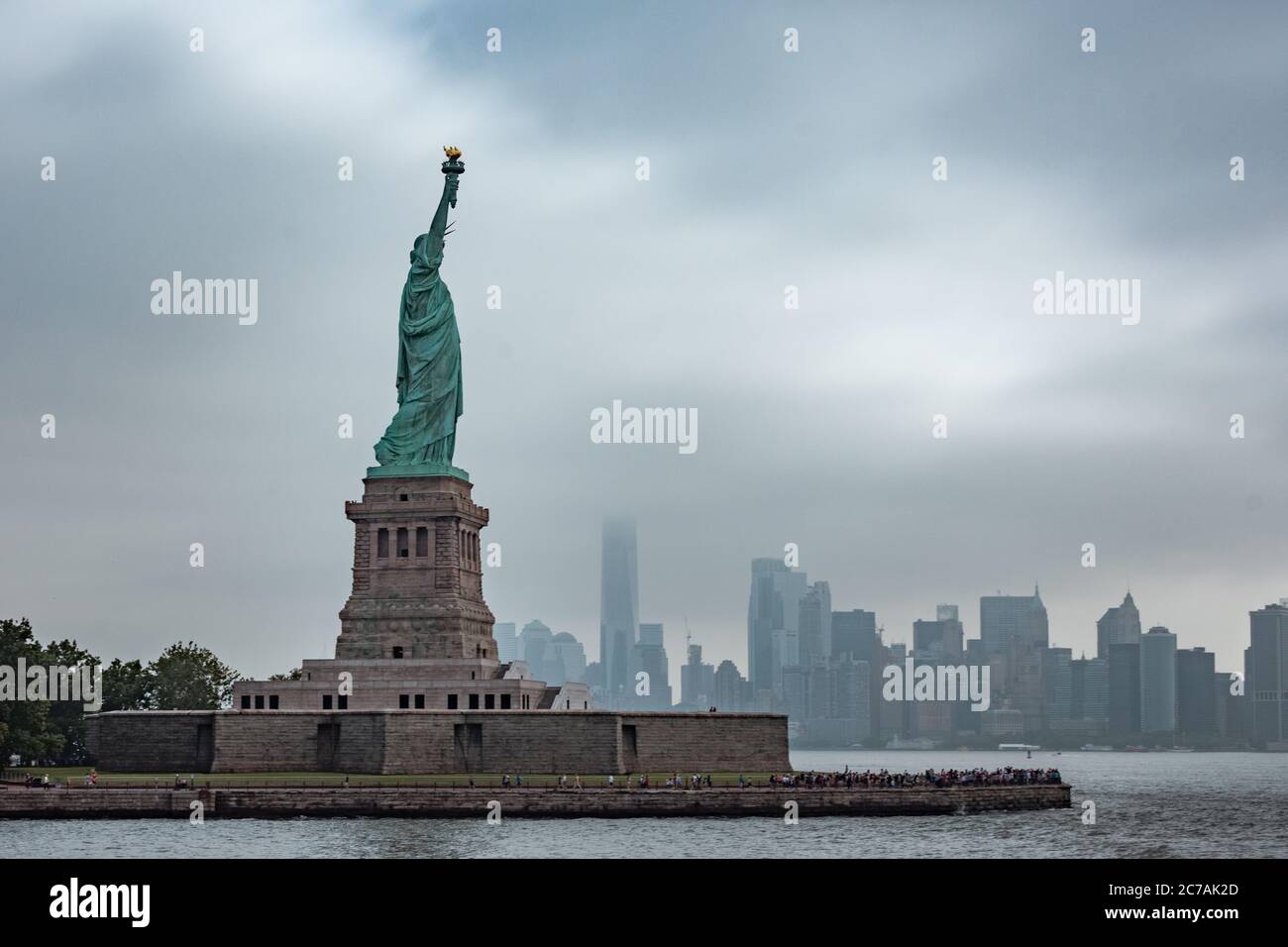 Statue of Liberty on Liberty Island Stock Photo - Alamy