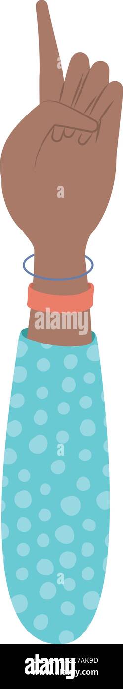 number one hand design of People arm finger person learn communication ...