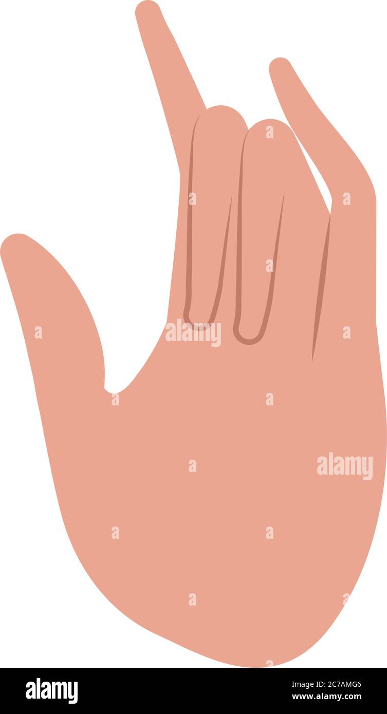 rock sign with hand design of People arm finger person learn ...