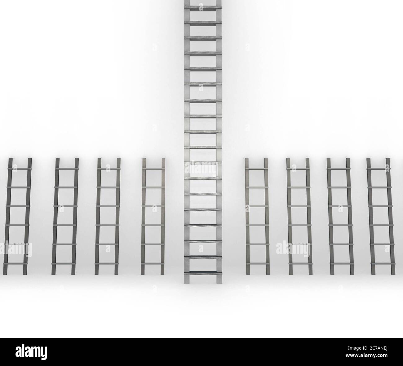 The different ladders in career progression concept Stock Photo - Alamy