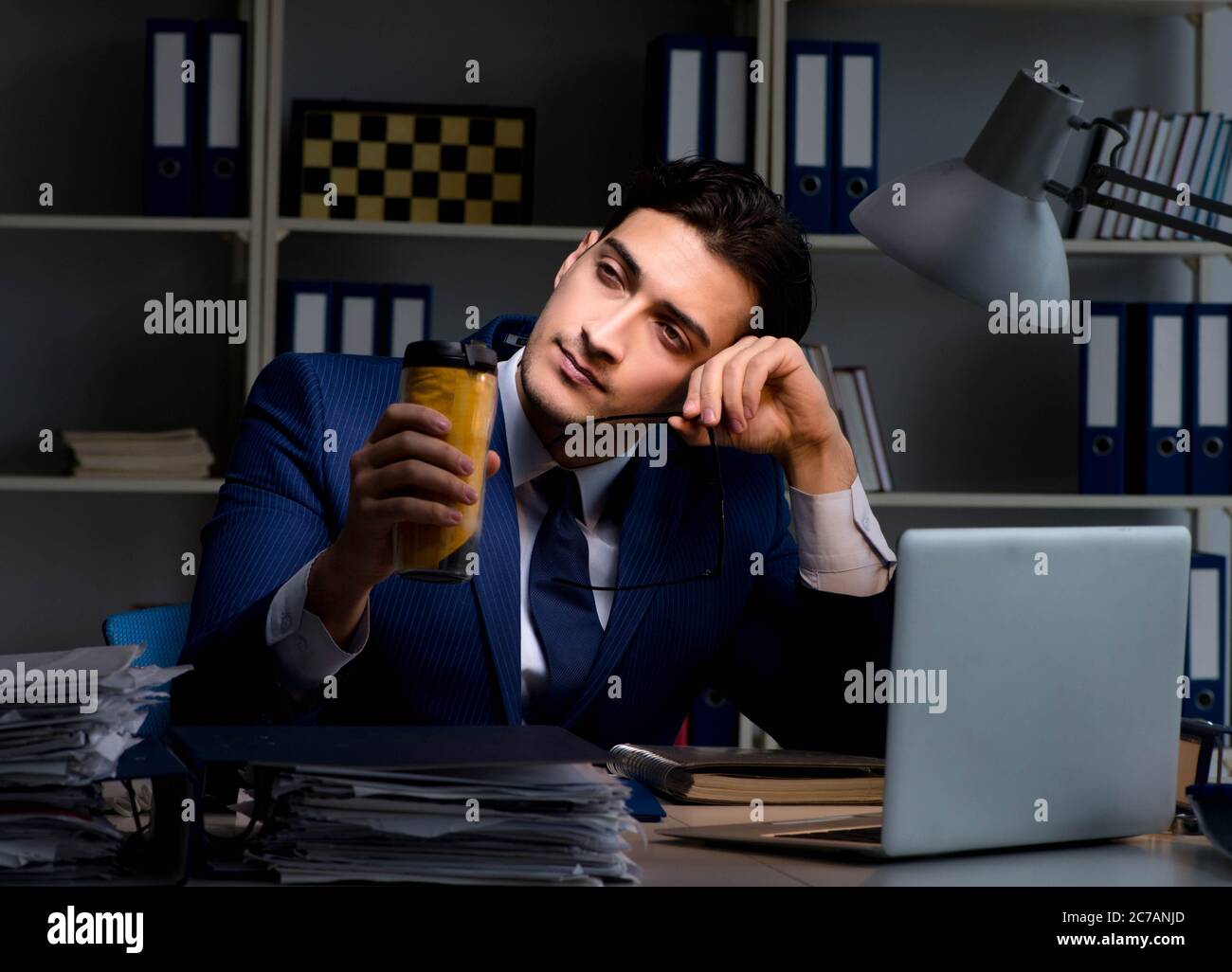 Staying awake work hi-res stock photography and images - Alamy