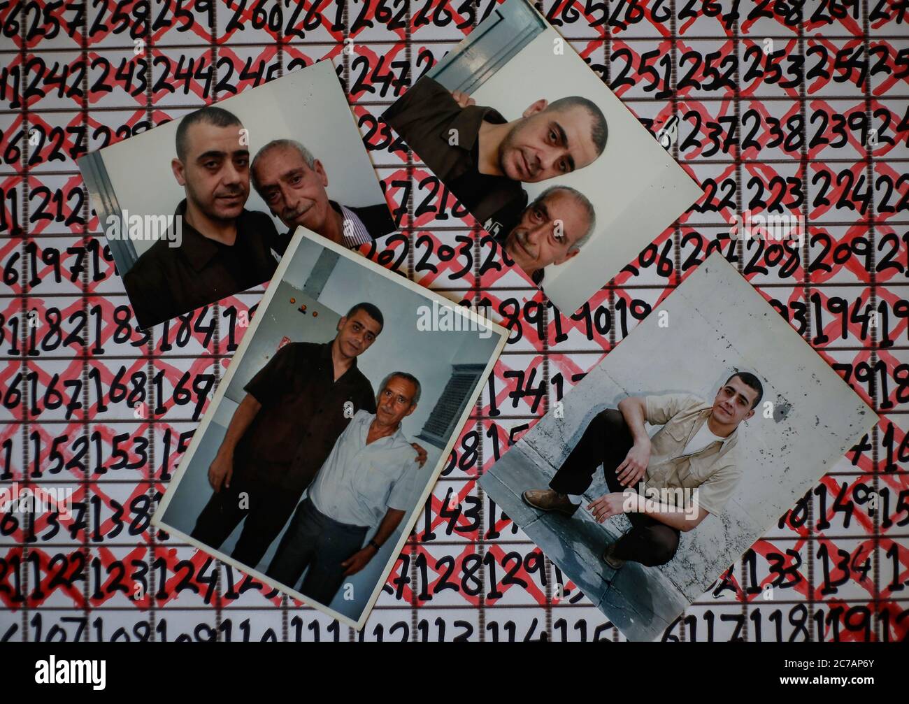 Southern Gaza, Palestine. 10th July, 2020. Samih Qadan, 77, the father ...