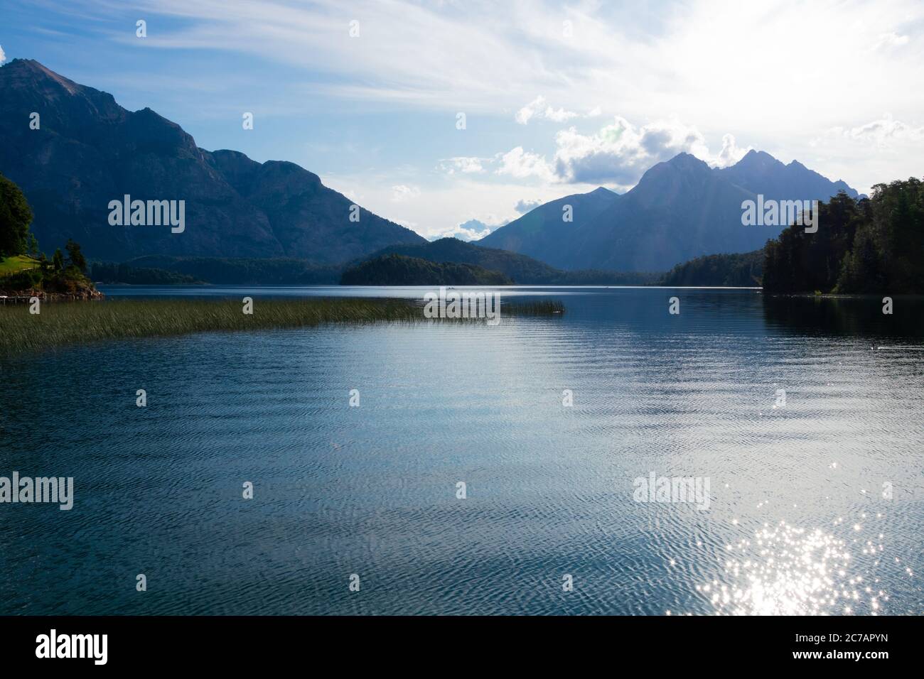 View of Mount Lopez (Cerro Lopez) and Perito Moreno Lake (Lago Moreno ...