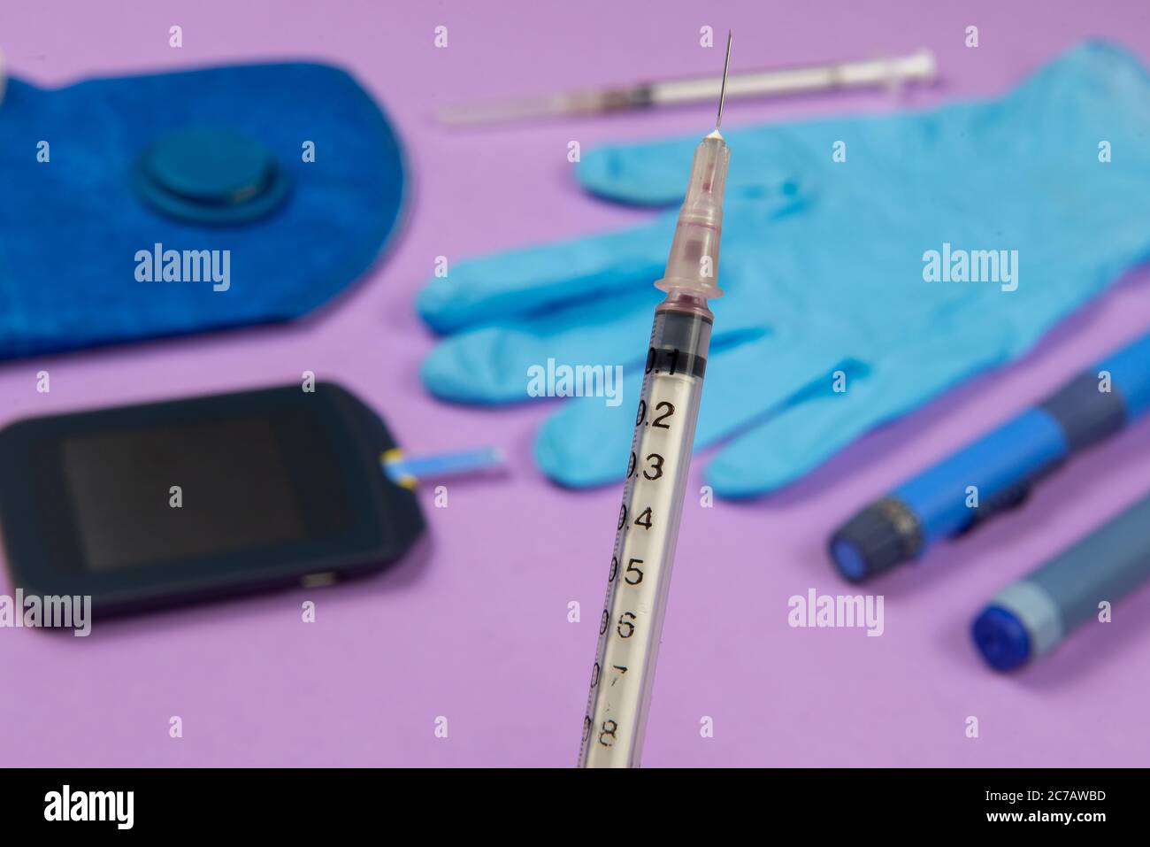 Blood glucose test mask hi-res stock photography and images - Alamy