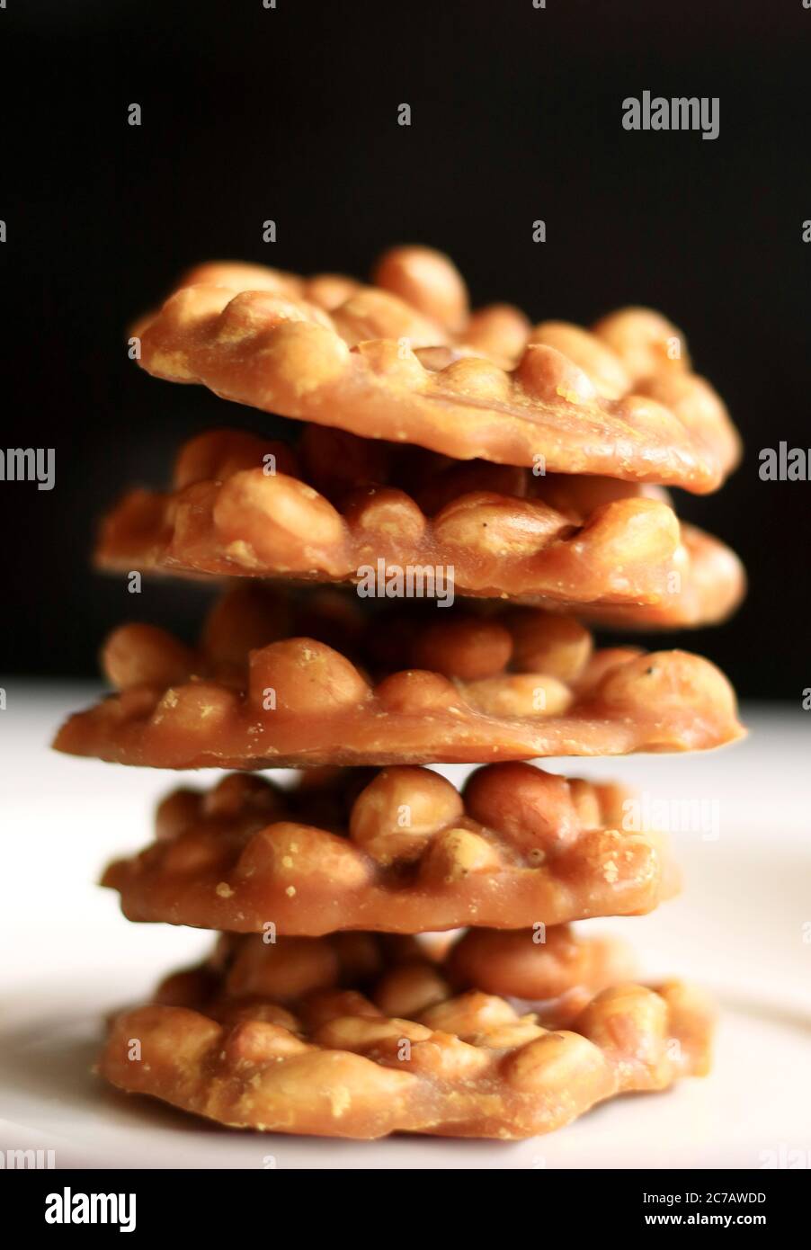 Ampyang. Peanuts in palm sugar. Traditional snack from Central Java ...