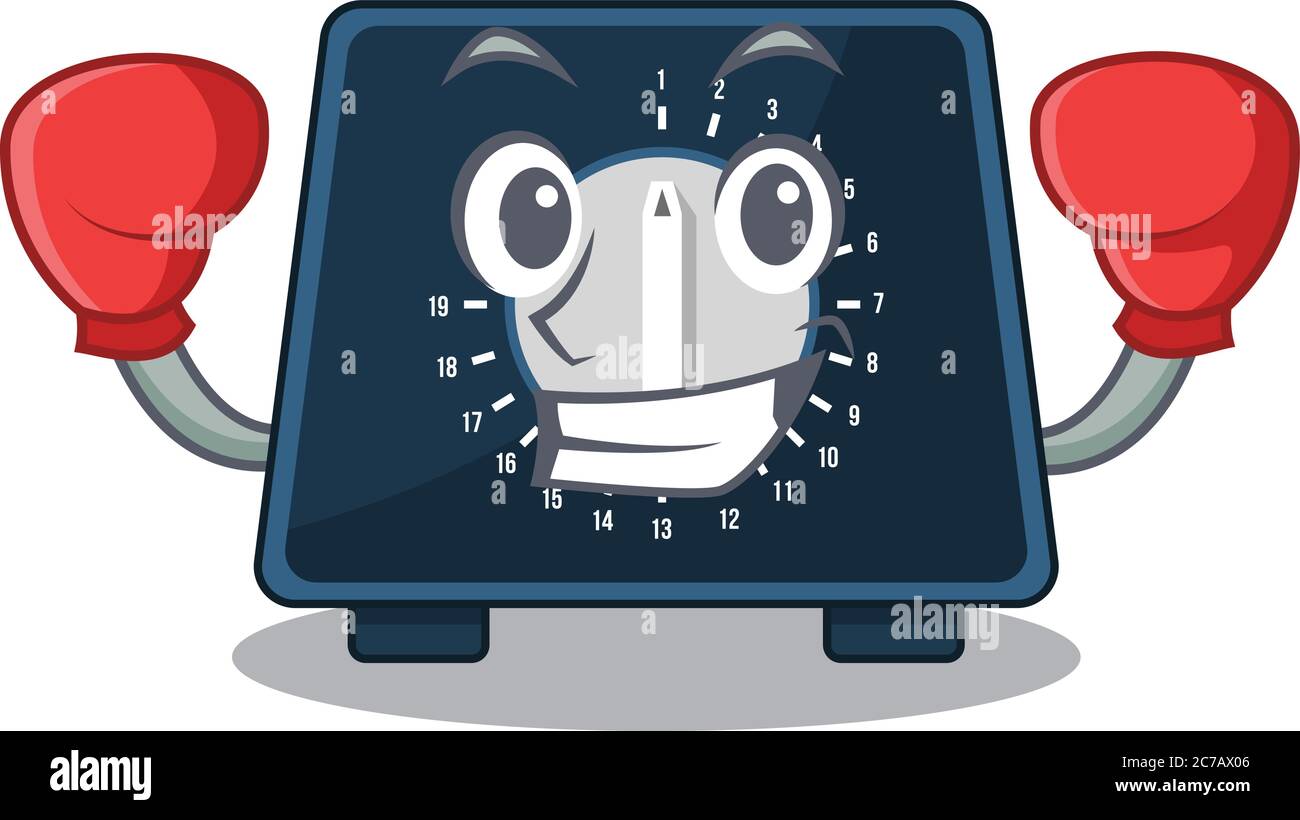 Boxing timekeeper Stock Vector Images - Alamy