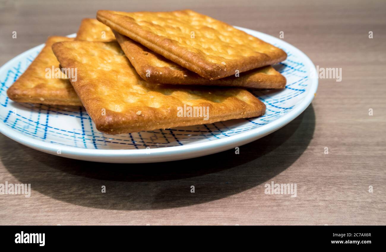 Plate sweet biscuits digestive hi-res stock photography and images - Alamy