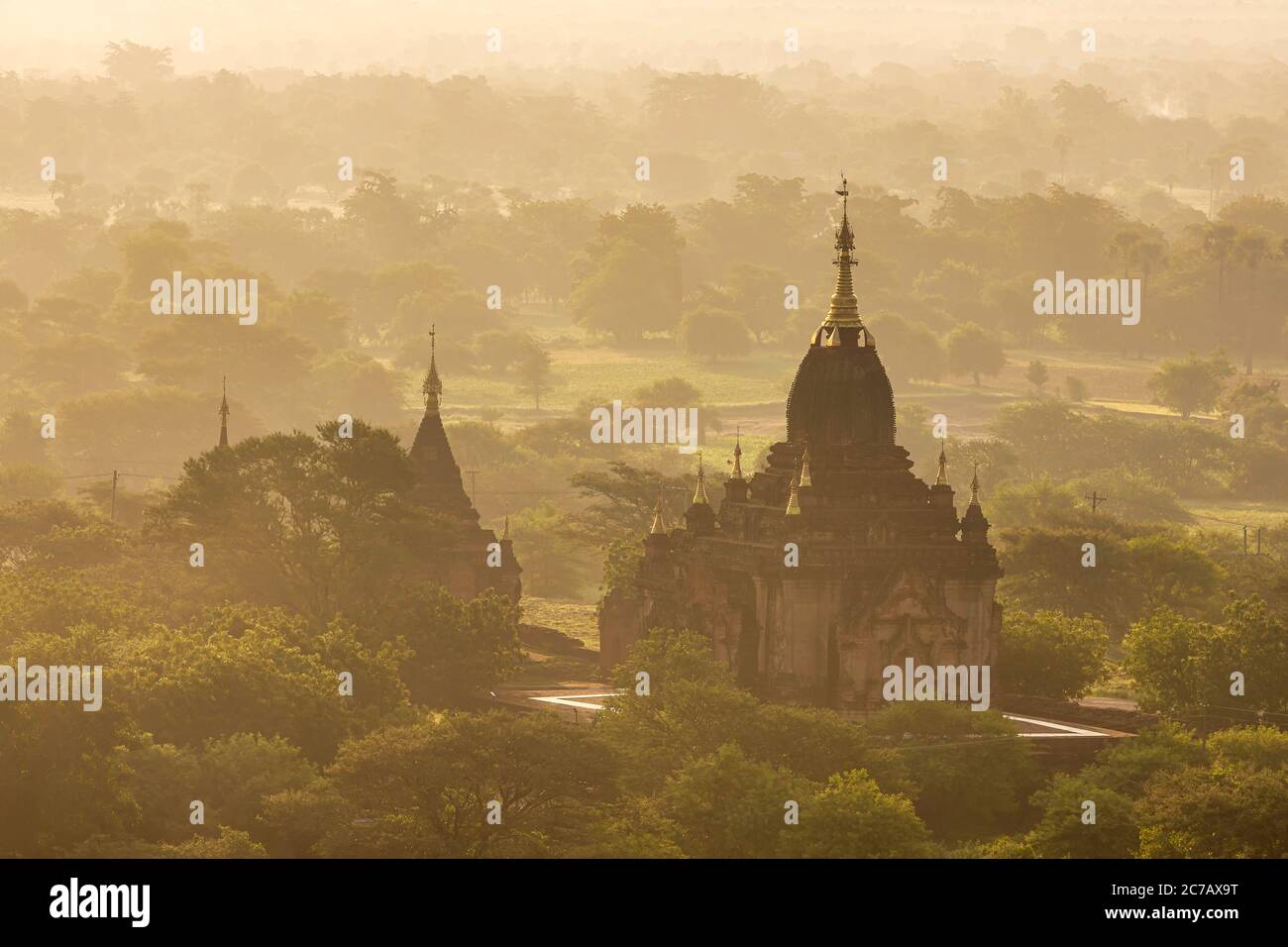 A large ancient pagoda which is Burmese architecture in the World ...