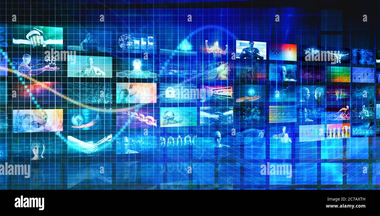 Social media content montage hi-res stock photography and images - Alamy