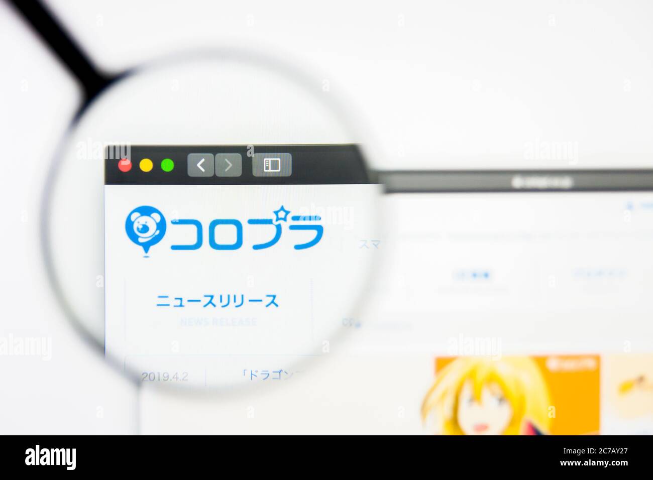 San Francisco, California, USA - 8 April 2019: Illustrative Editorial ...