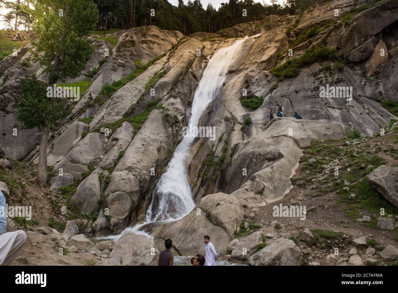 Photo of hydrology inside the green valley nature view with copy space ...