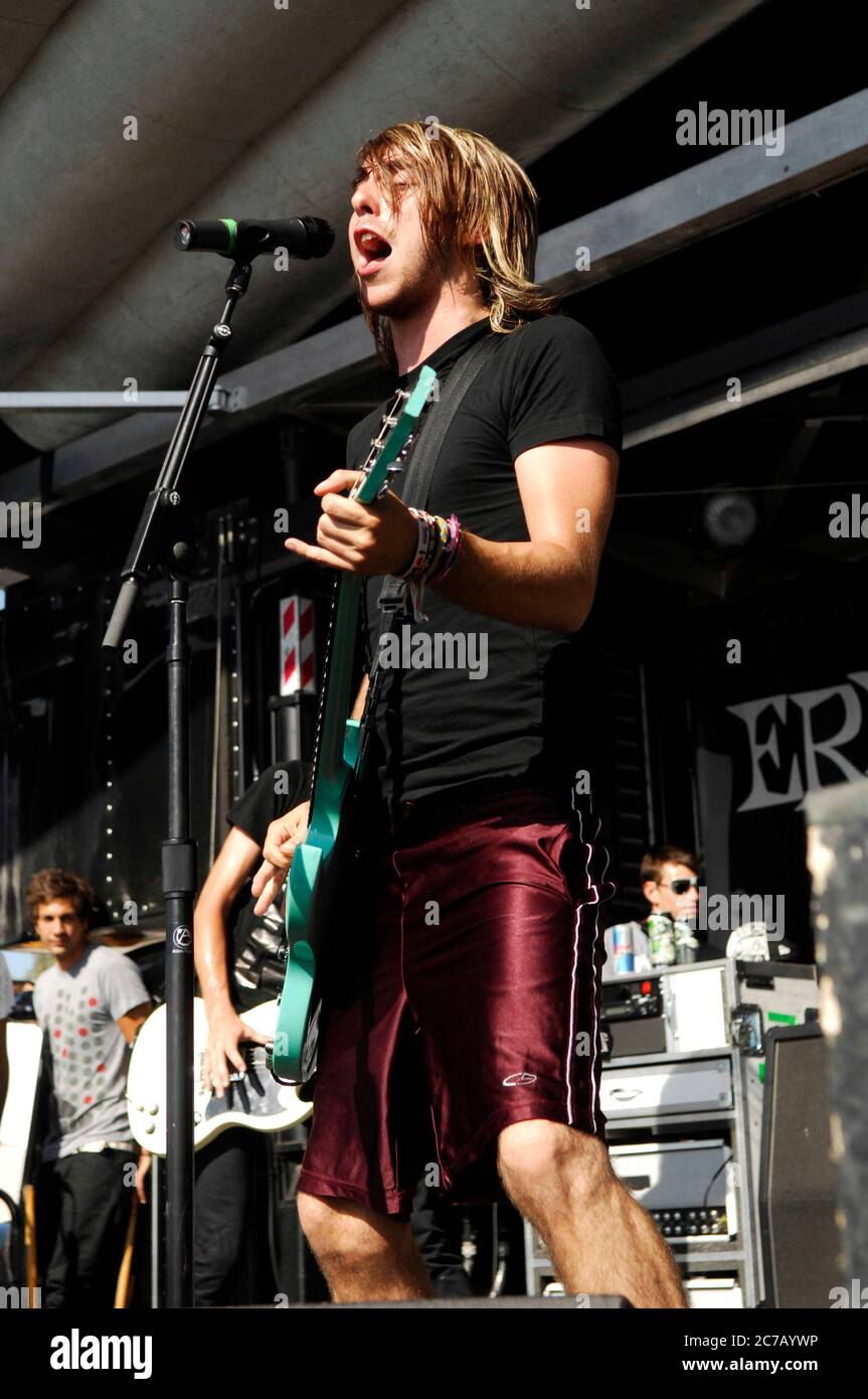 Alex Gaskarth Warped Tour 2022