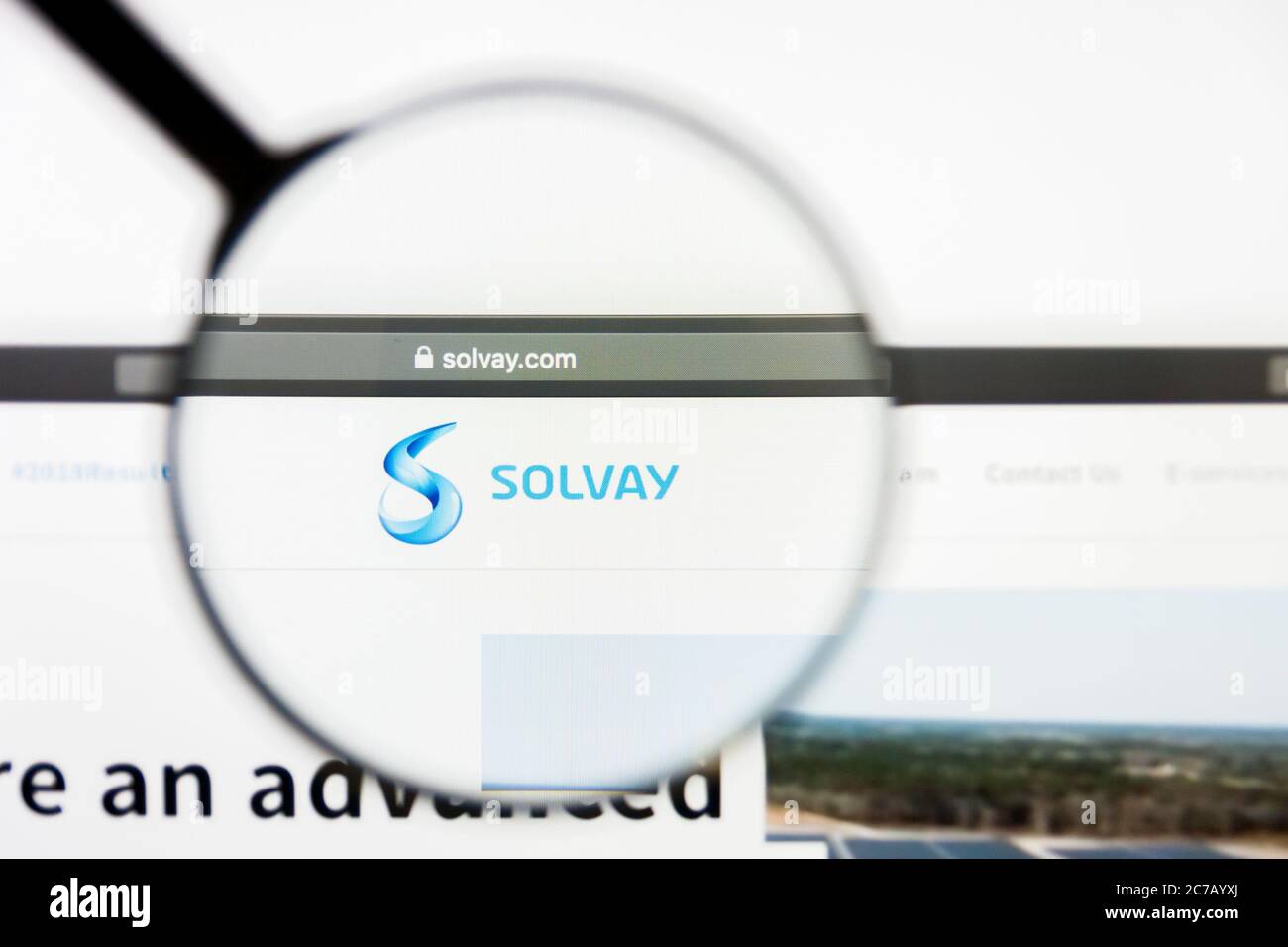 Solvay website hi-res stock photography and images - Alamy