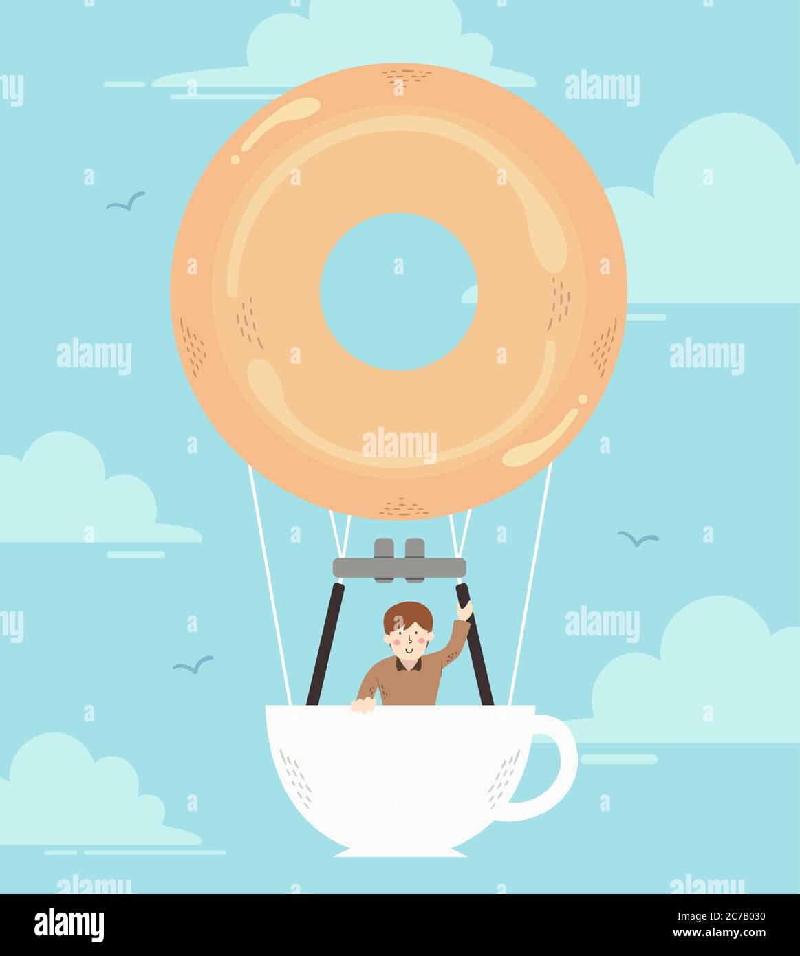 Ballooning hot air balloon waving hi-res stock photography and images ...