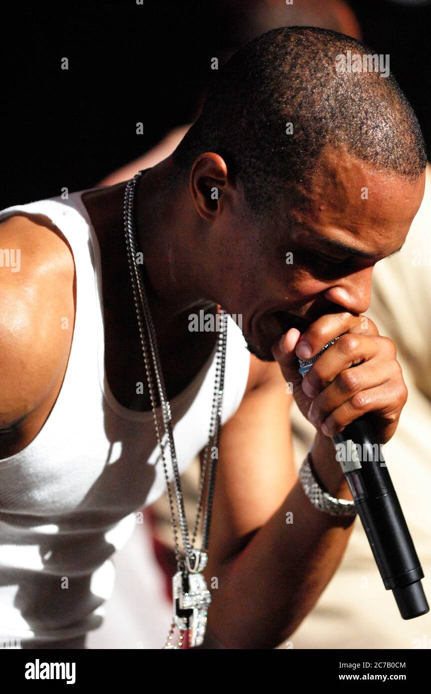 Rapper Clifford Harris Jr. aka T.I. performs at a myspace show at the ...