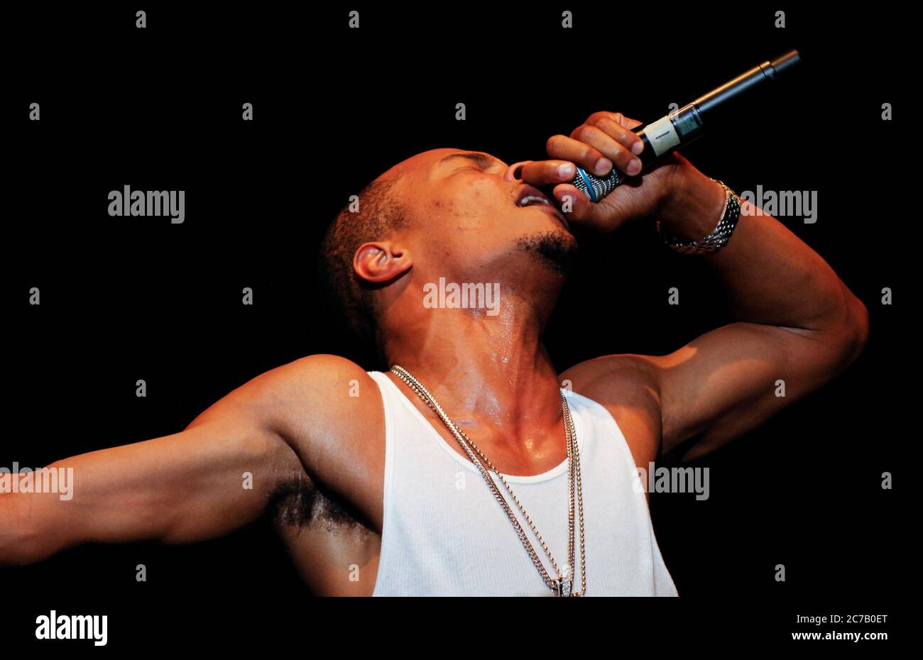 Rapper Clifford Harris Jr. aka T.I. performs at a myspace show at the ...
