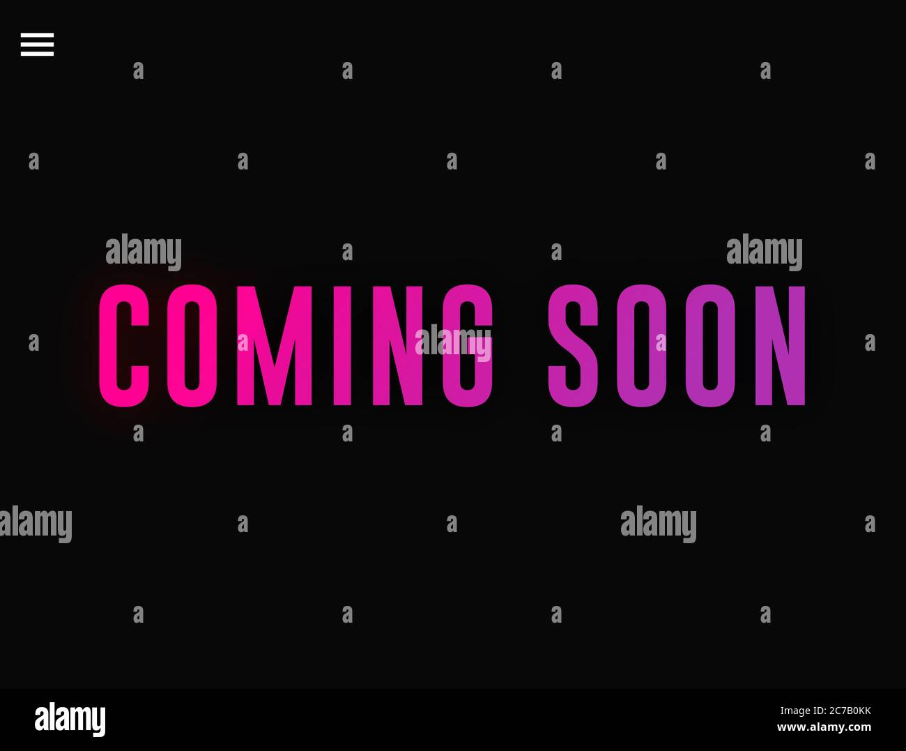 Coming soon word illustration use for landing page,web,banner,promotion ...