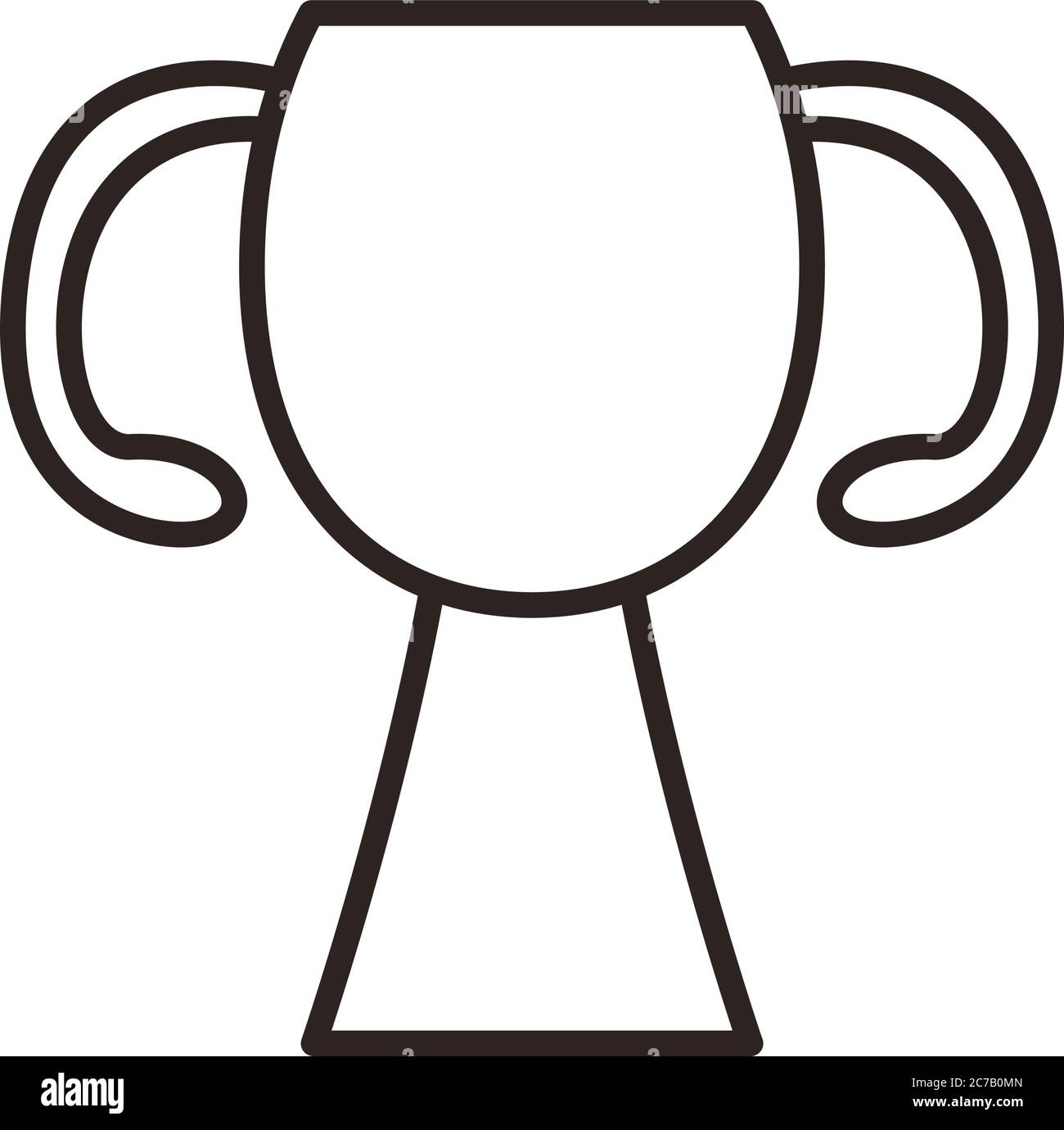 Trophy line style icon design, Winner first position and competition ...