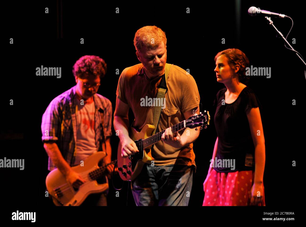 Carl Newman of the New Pornographers performing at the 2008 San Diego ...
