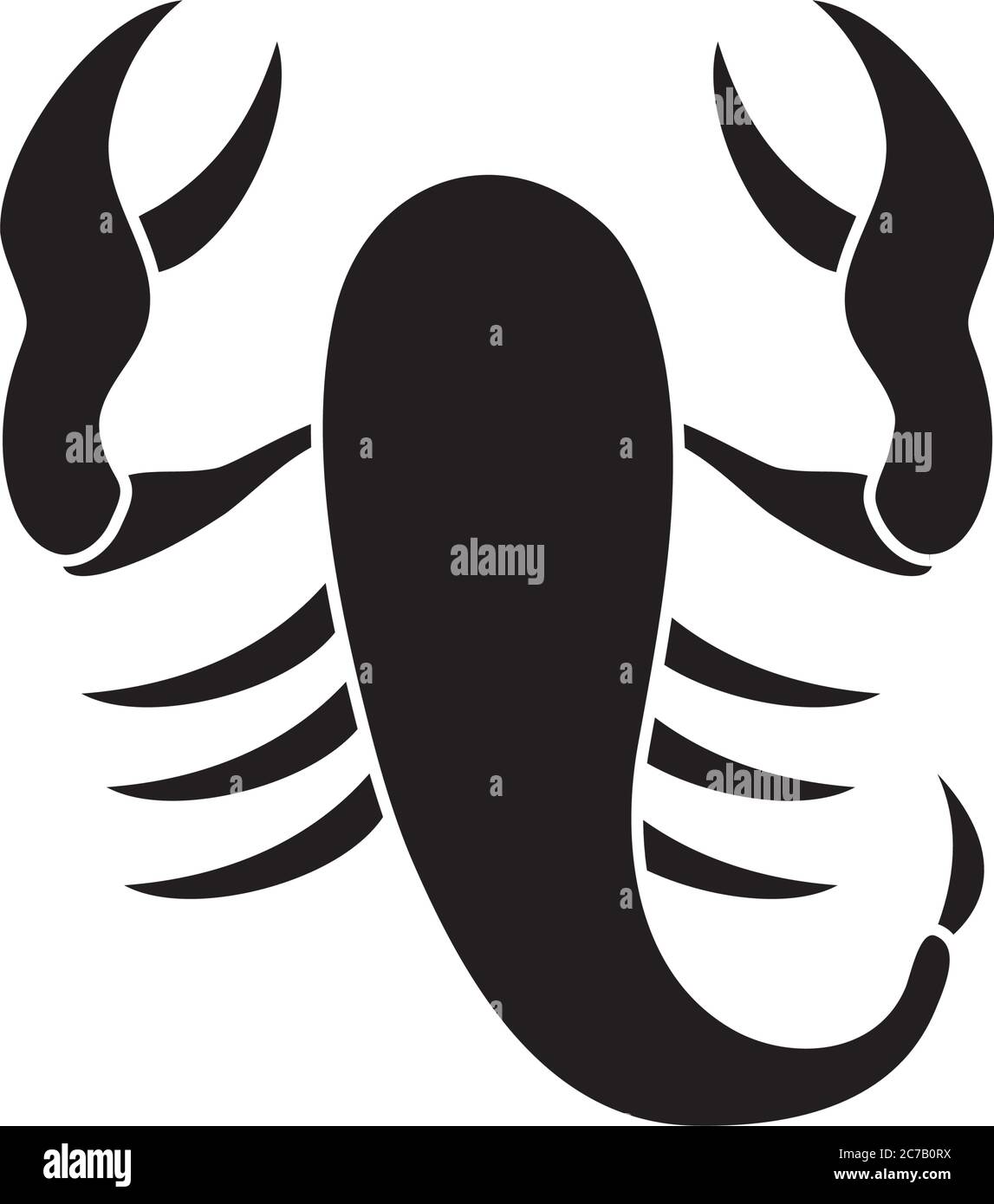 Scorpion Symbol Simple