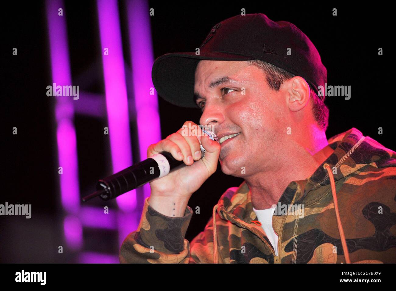 Rapper Slug of Atmosphere performing at the 2008 San Diego Street Scene ...