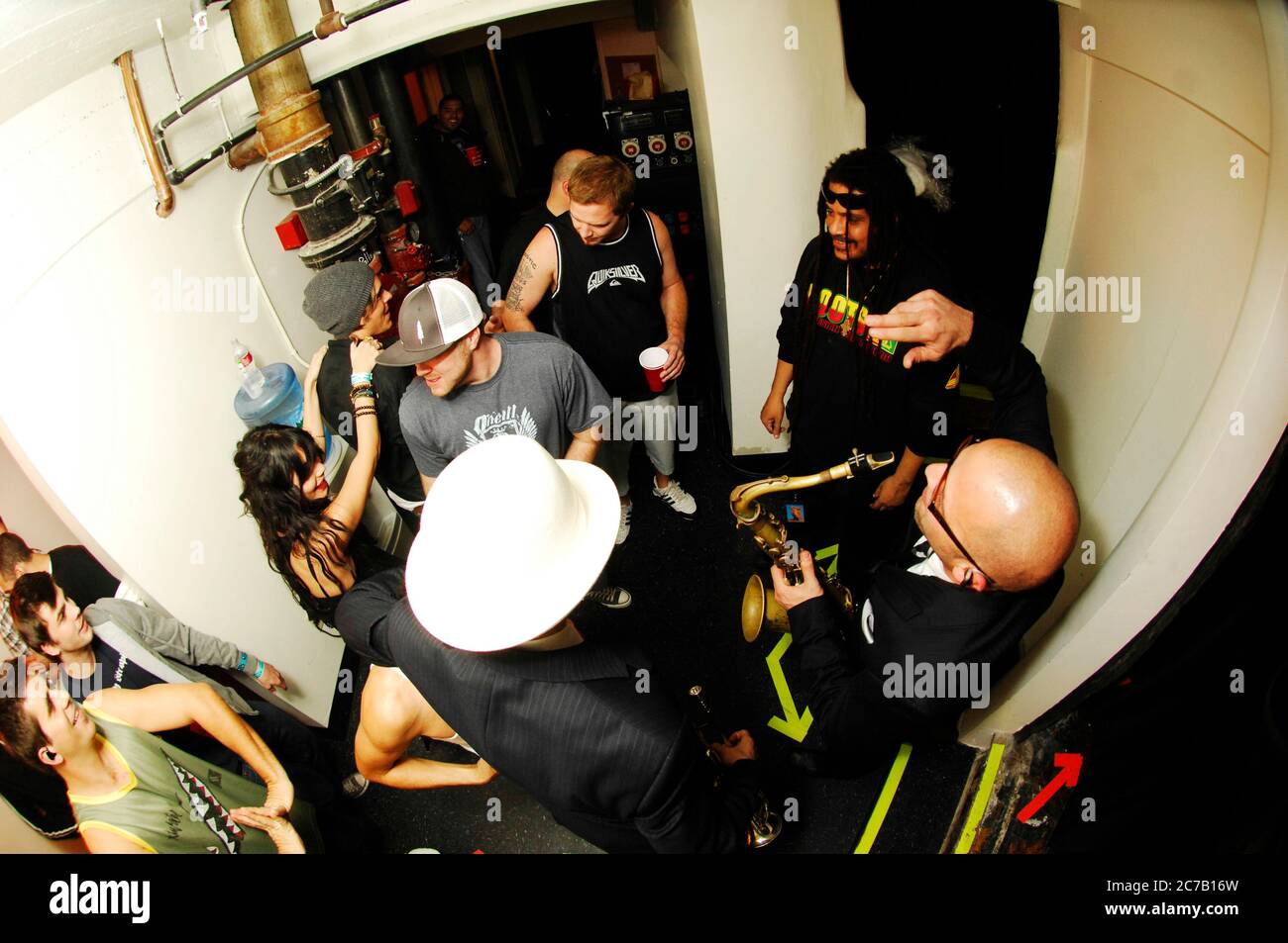 Slightly Stoopid backstage at the Hollywood Palladium on December 6 ...
