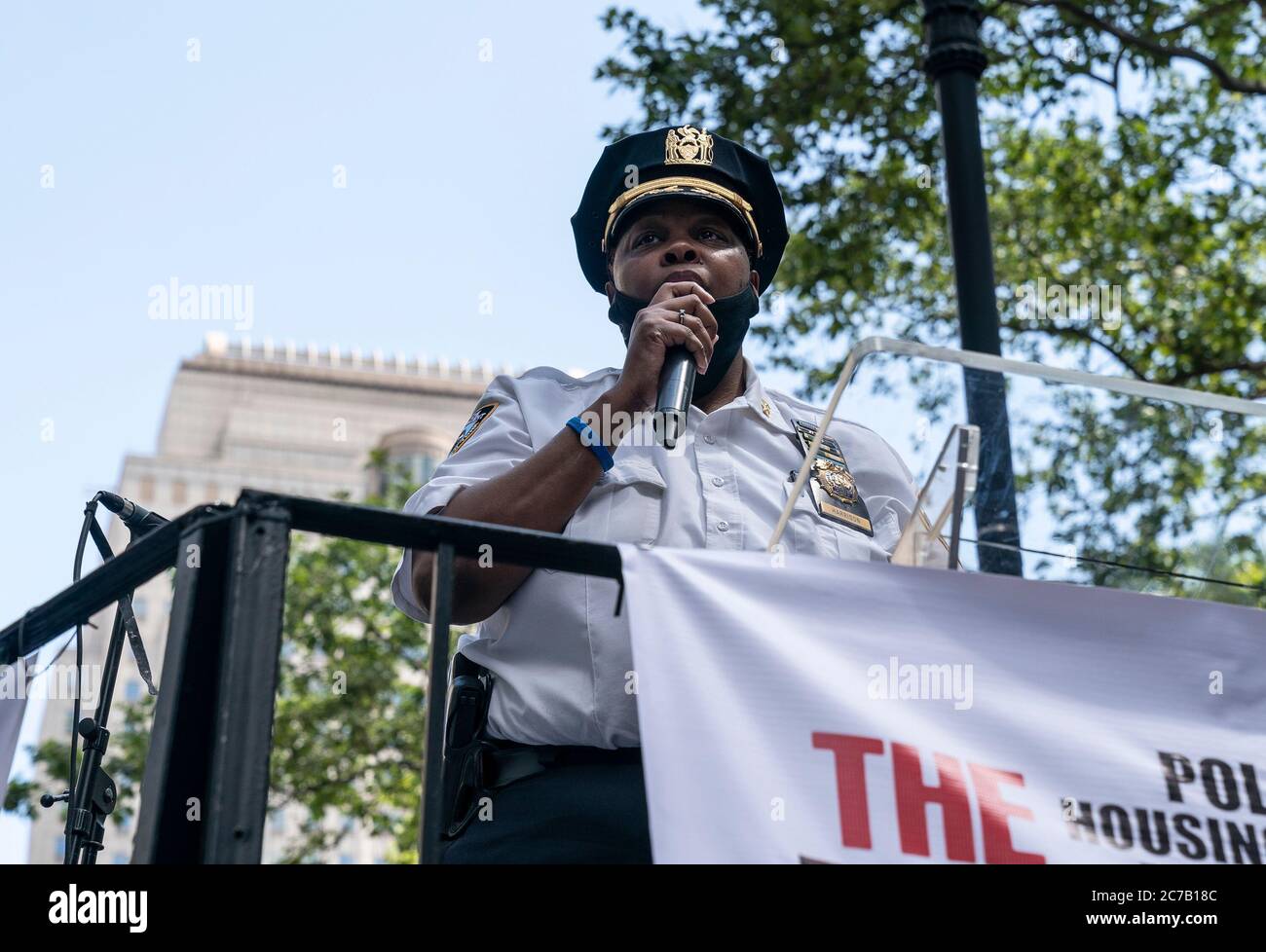 New York, United States. 15th July, 2020. Chief Judith Harrison of NYPD ...