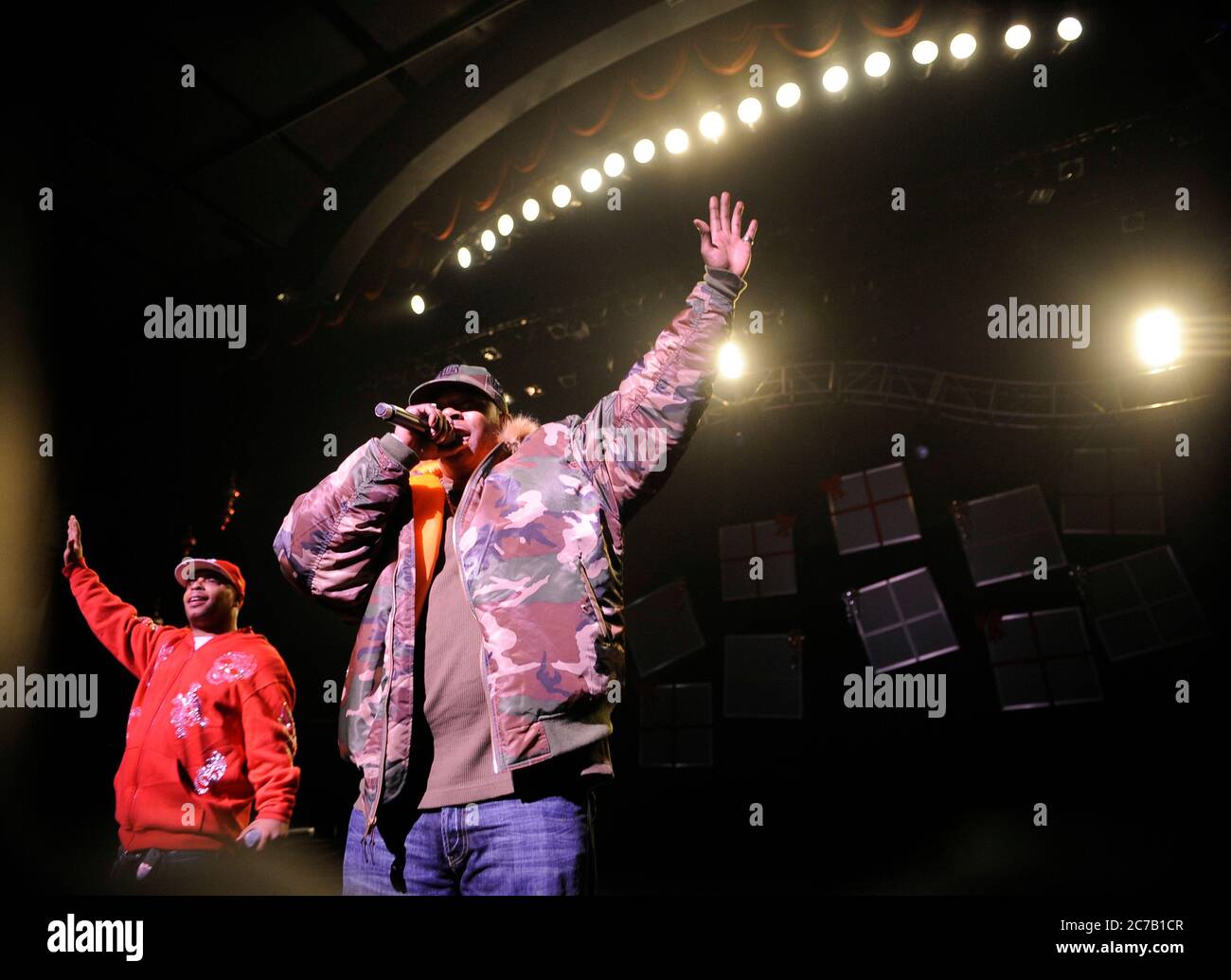 Rapper Busta Rhymes performs at the 2008 Power 106 Cali Christmas at ...