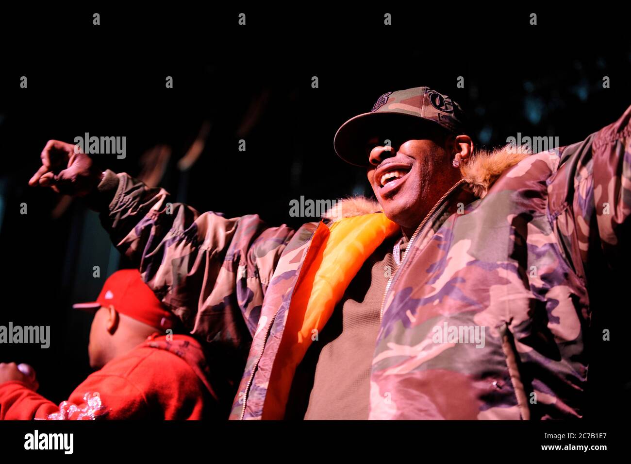 Rapper Busta Rhymes performs at the 2008 Power 106 Cali Christmas at ...