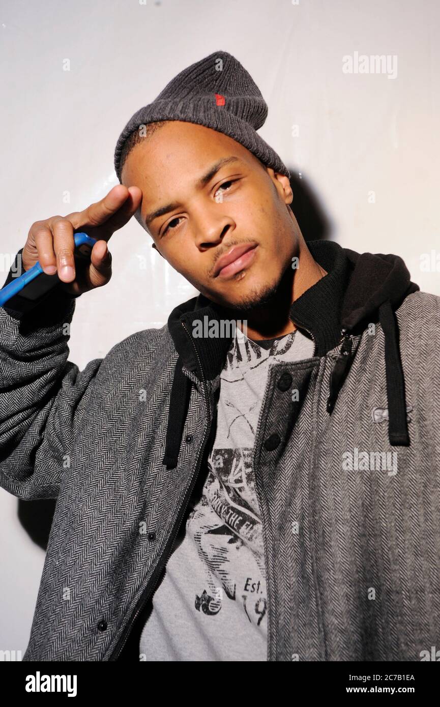 Exclusive portrait of rap superstar Clifford Harris Jr. aka T.I. at the ...