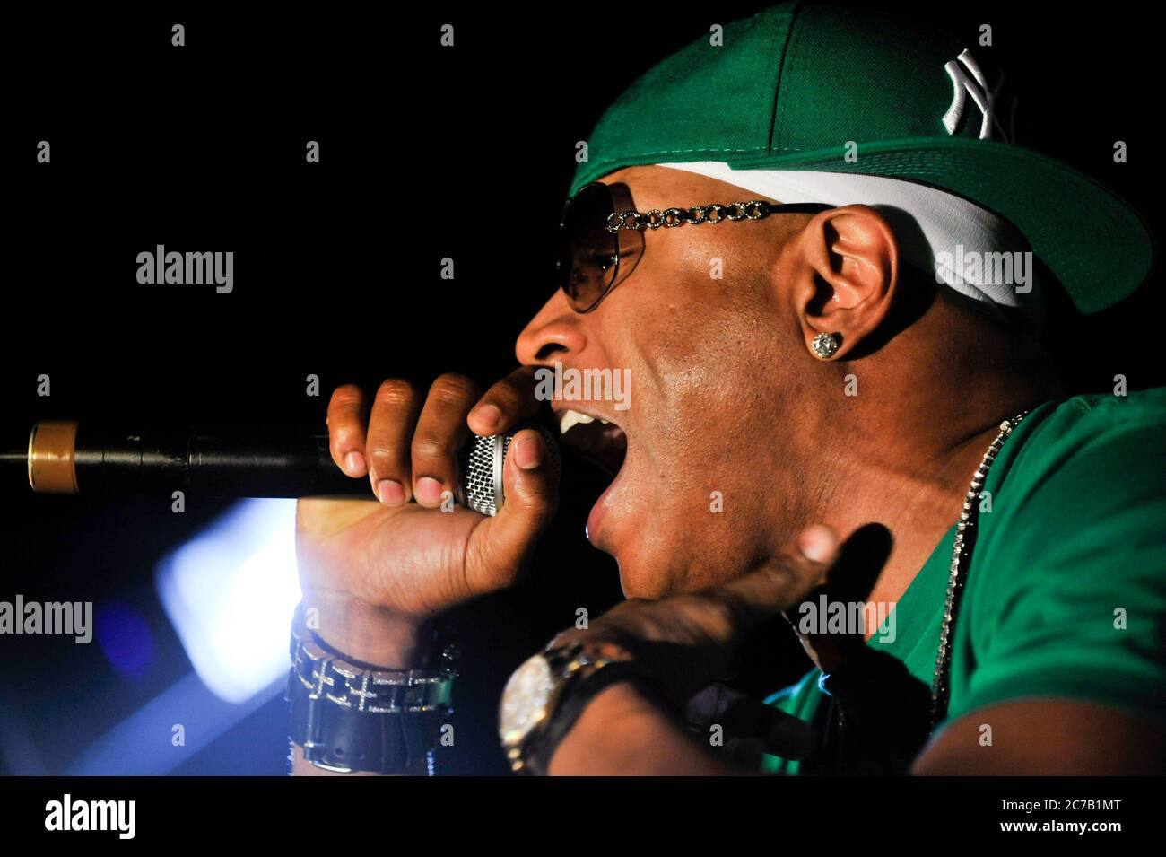 Rap Star LL Cool J performing at the Hennessy artistry at Kress in Los ...
