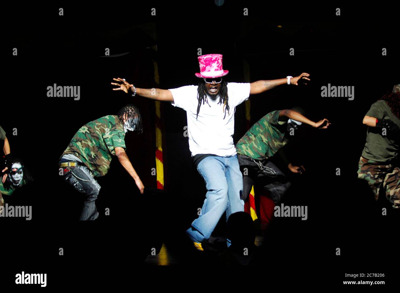 Rapper/Producer T-Pain performs at the Gibson Amphitheater in Los ...