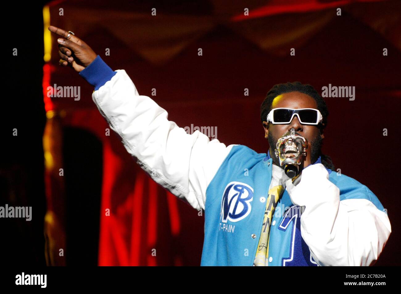 Rapper/Producer T-Pain performs at the Gibson Amphitheater in Los ...