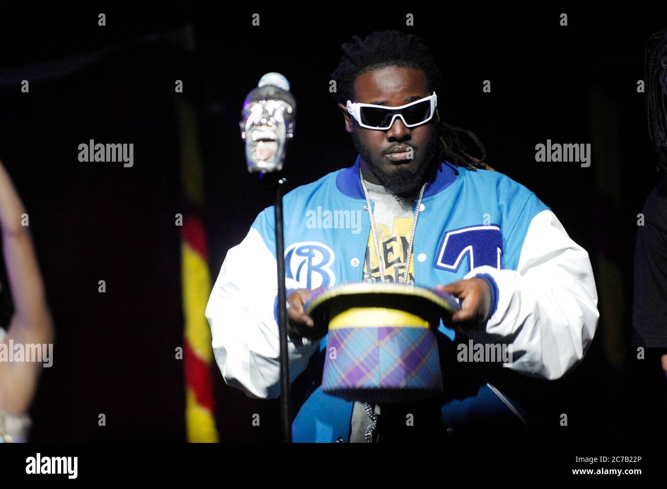 Rapper/Producer T-Pain performs at the Gibson Amphitheater in Los ...