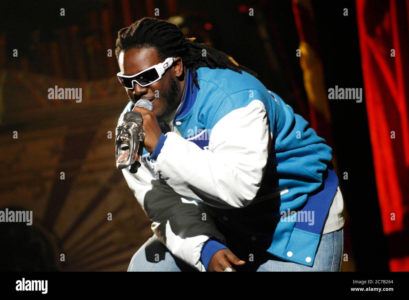 Rapper/Producer T-Pain performs at the Gibson Amphitheater in Los ...