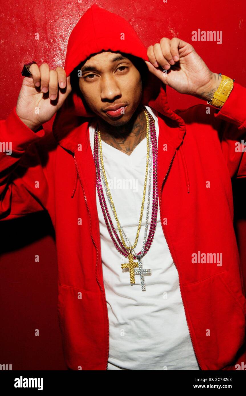 Exclusive portrait of rapper Tyga at the Gibson Amphitheater in Los ...