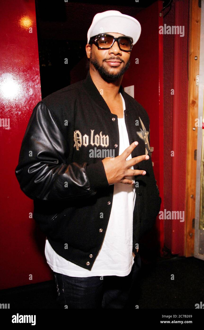 Exclusive backstage portrait of singer/producer Polow da Don at the ...