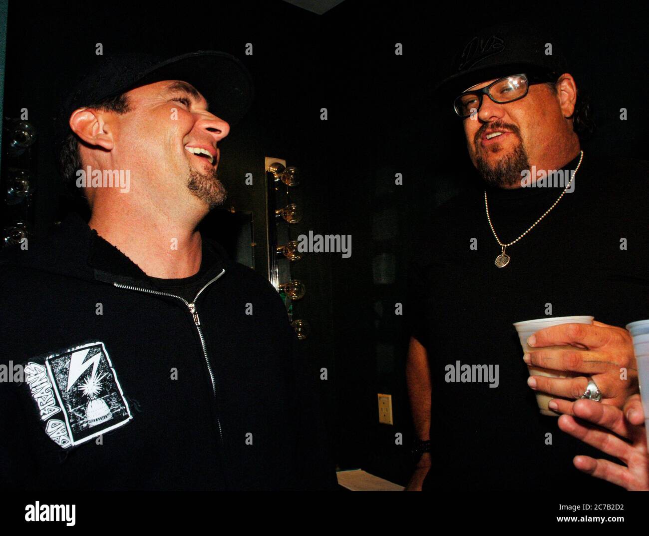 (L-R) Jim Lindberg and Fletcher Dragge of Pennywise exclusive portrait ...