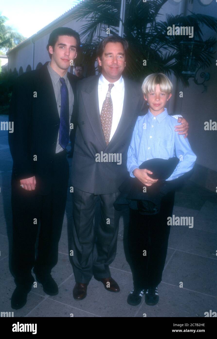 Pasadena, California, USA 12th January 1996 (L-R) Jordan Bridges, actor ...