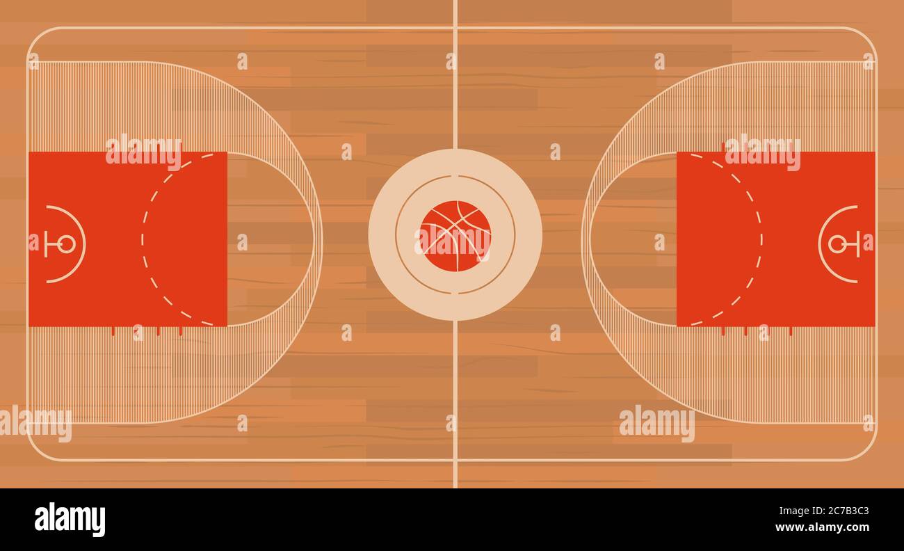 Basketball court vector vectors hi-res stock photography and images - Alamy