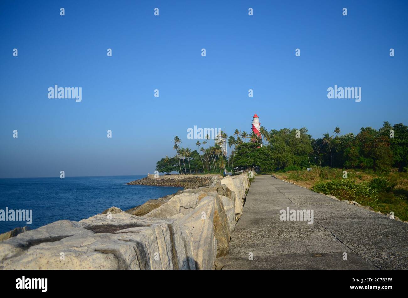 Thangassery light house hi-res stock photography and images - Alamy