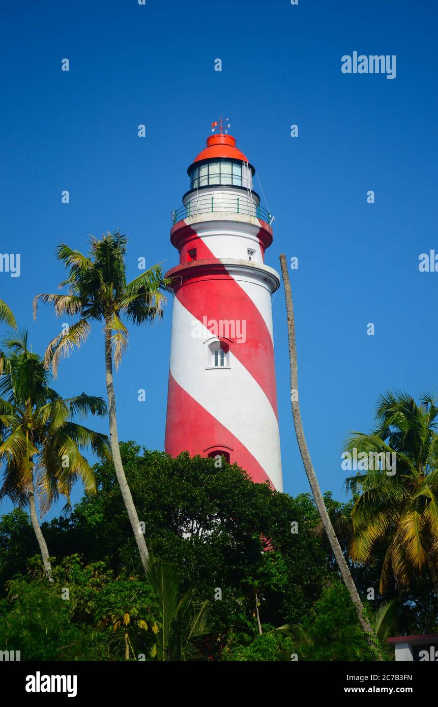 Thangassery light house hi-res stock photography and images - Alamy