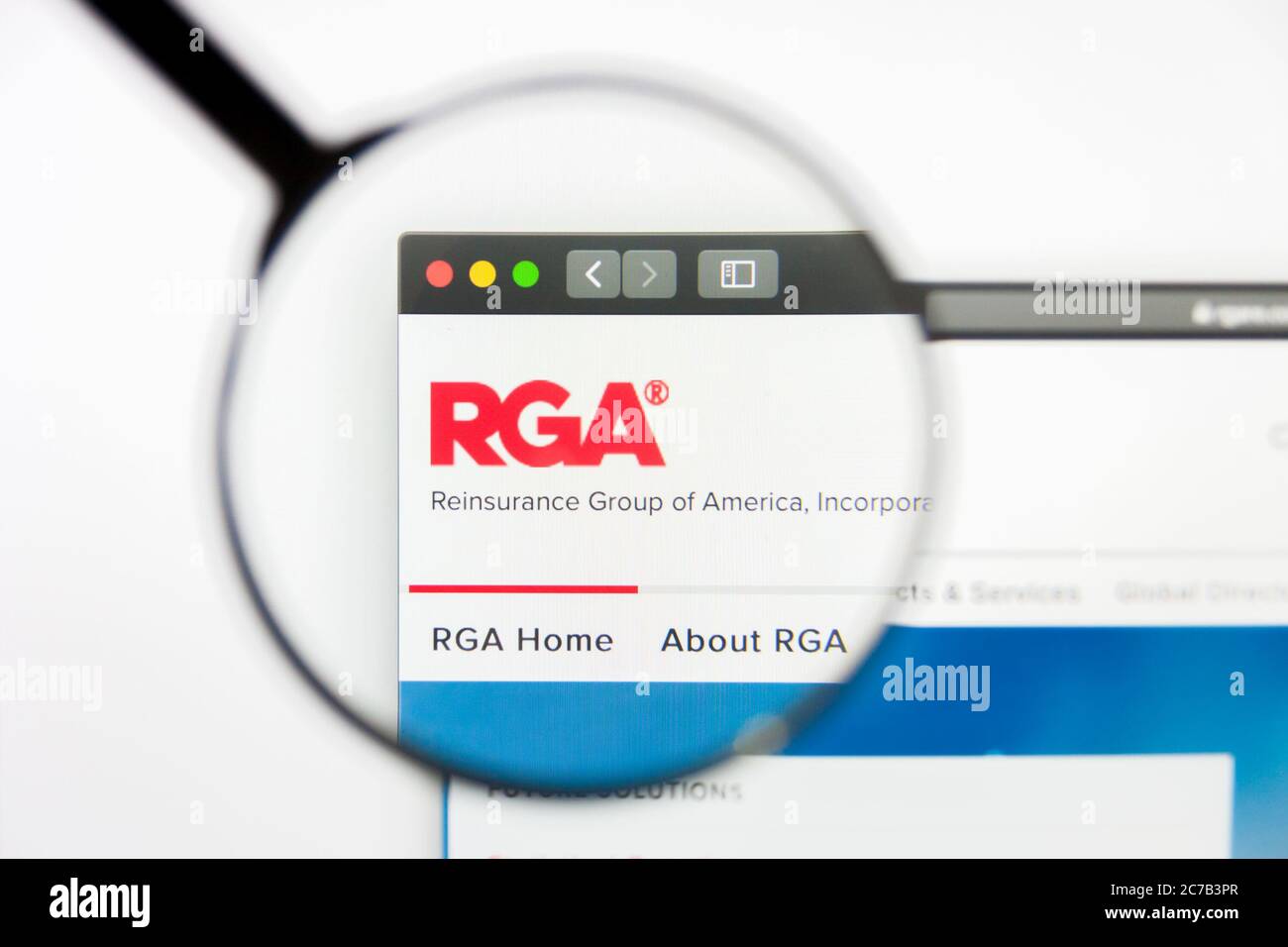 Reinsurance group of america logo hi-res stock photography and images ...