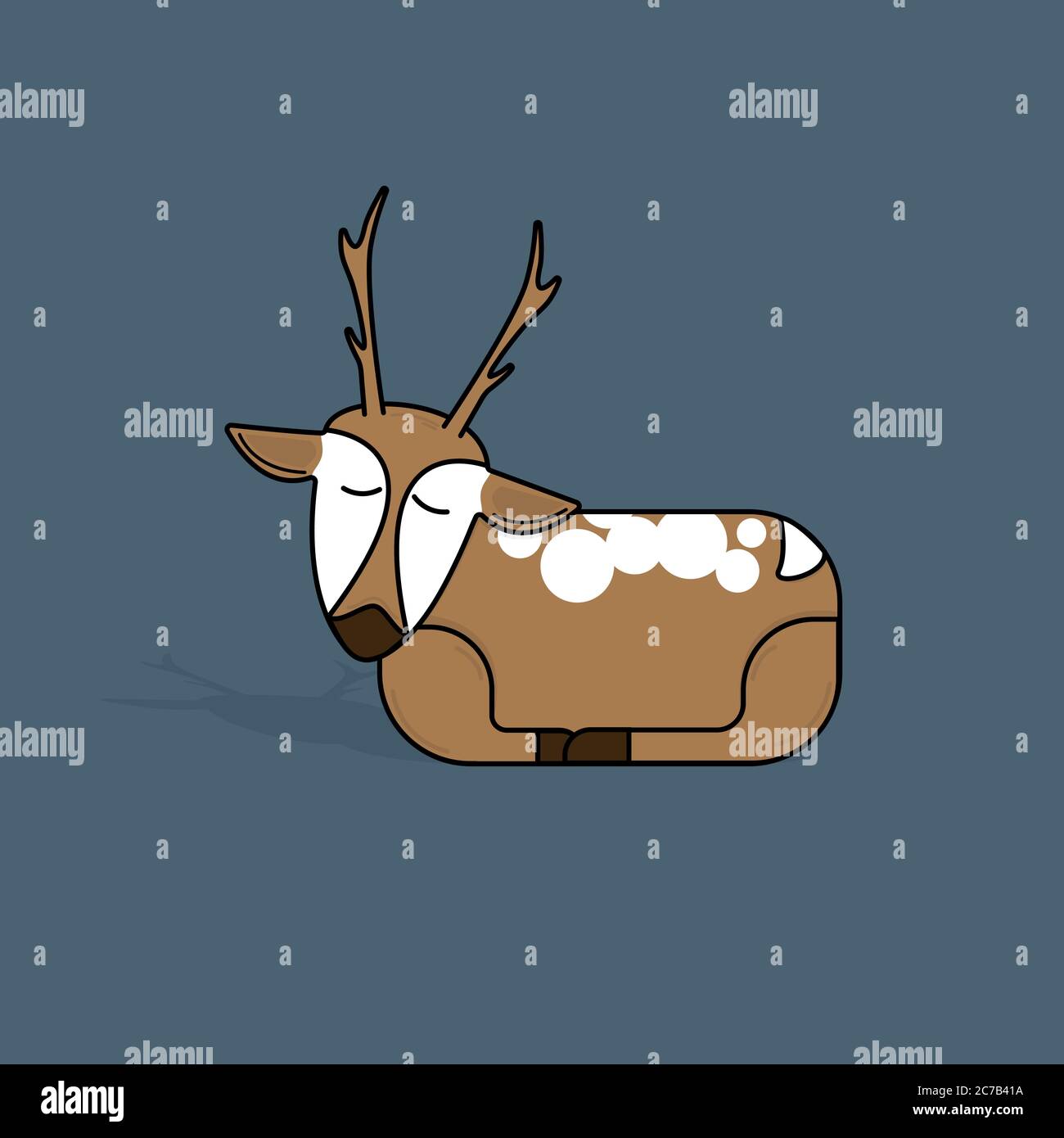 Baby Deer Sleeping High Resolution Stock Photography and Images - Alamy