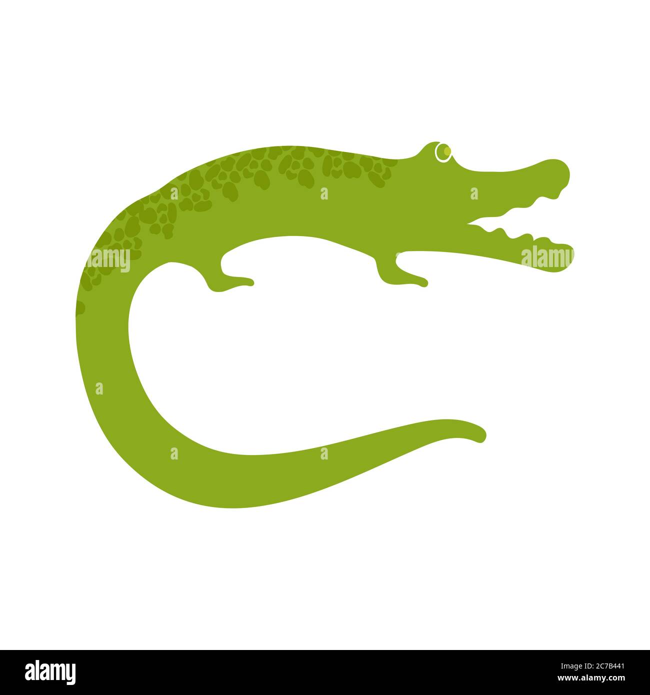 Crocodile teeth closeup Stock Vector Images - Alamy